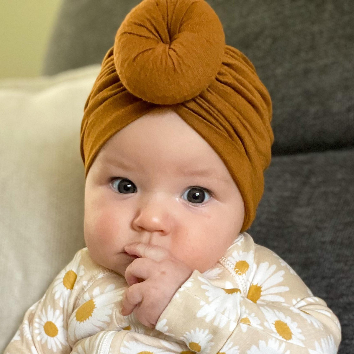 Harlow topknot - Ginger