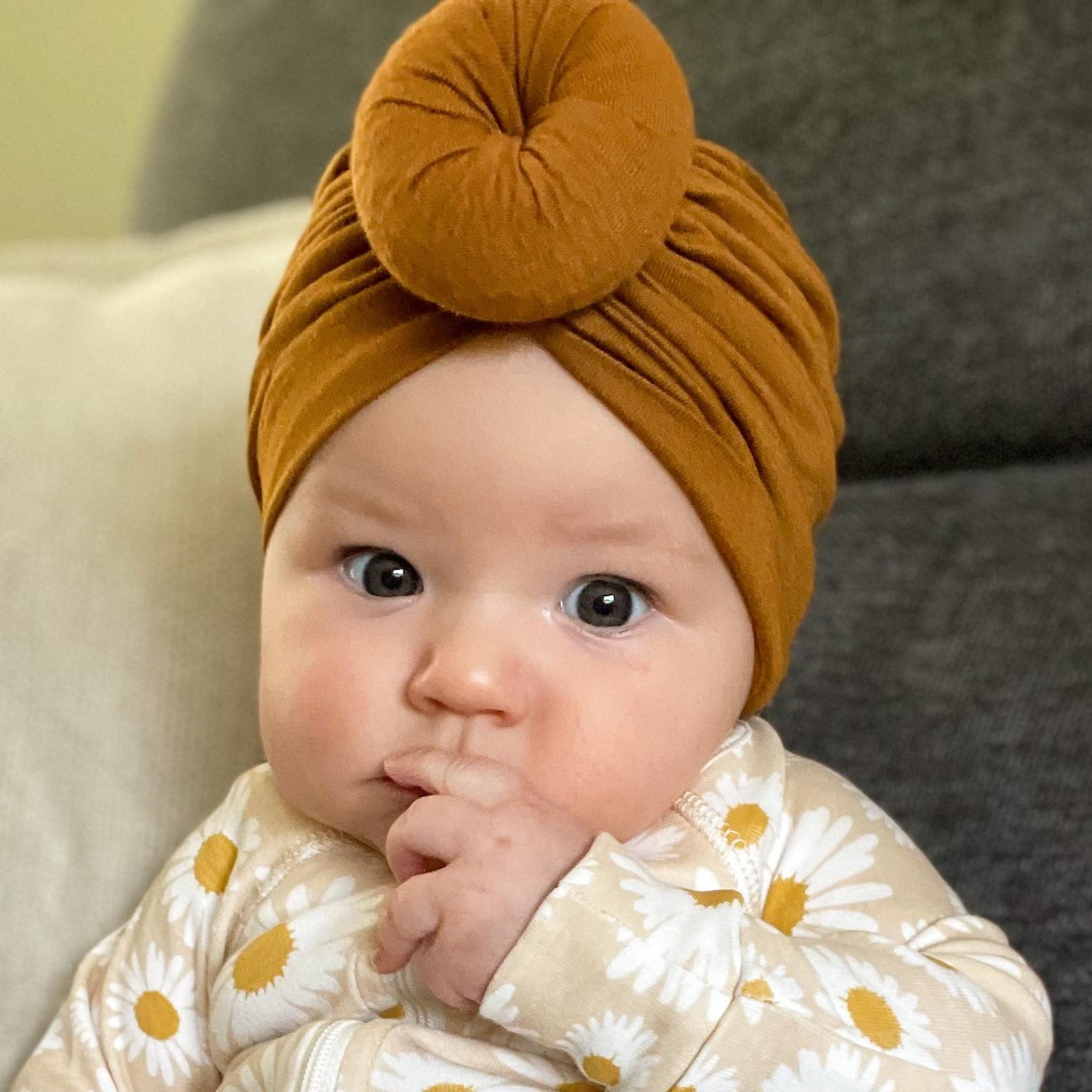 Harlow topknot - Ginger